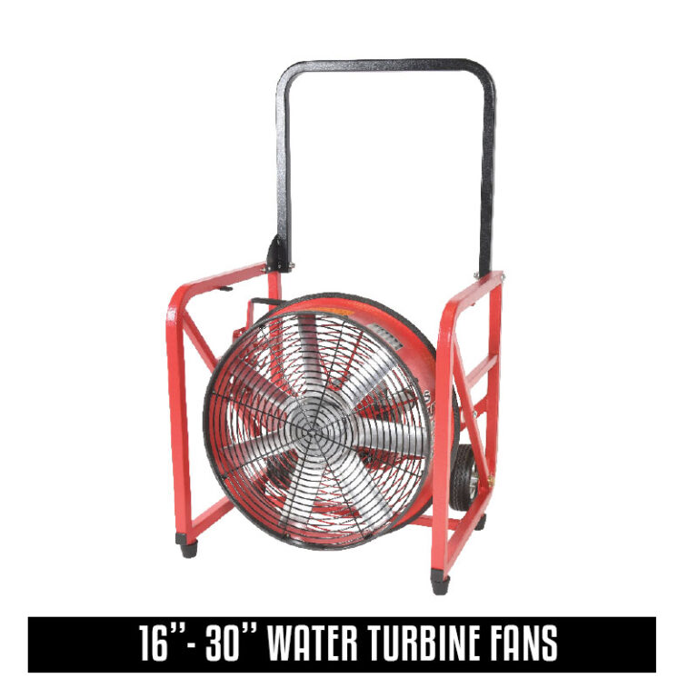 Super Vac Water Turbine PPVs | Firefighter Ventilation Fans | Positive ...